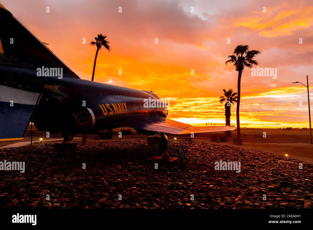 Breaking Dawn Brilliance: A Rainbow's Radiant Embrace Over Naval Air ...