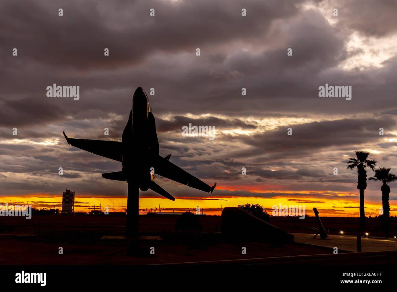 Breaking Dawn Brilliance: A Rainbow's Radiant Embrace Over Naval Air ...