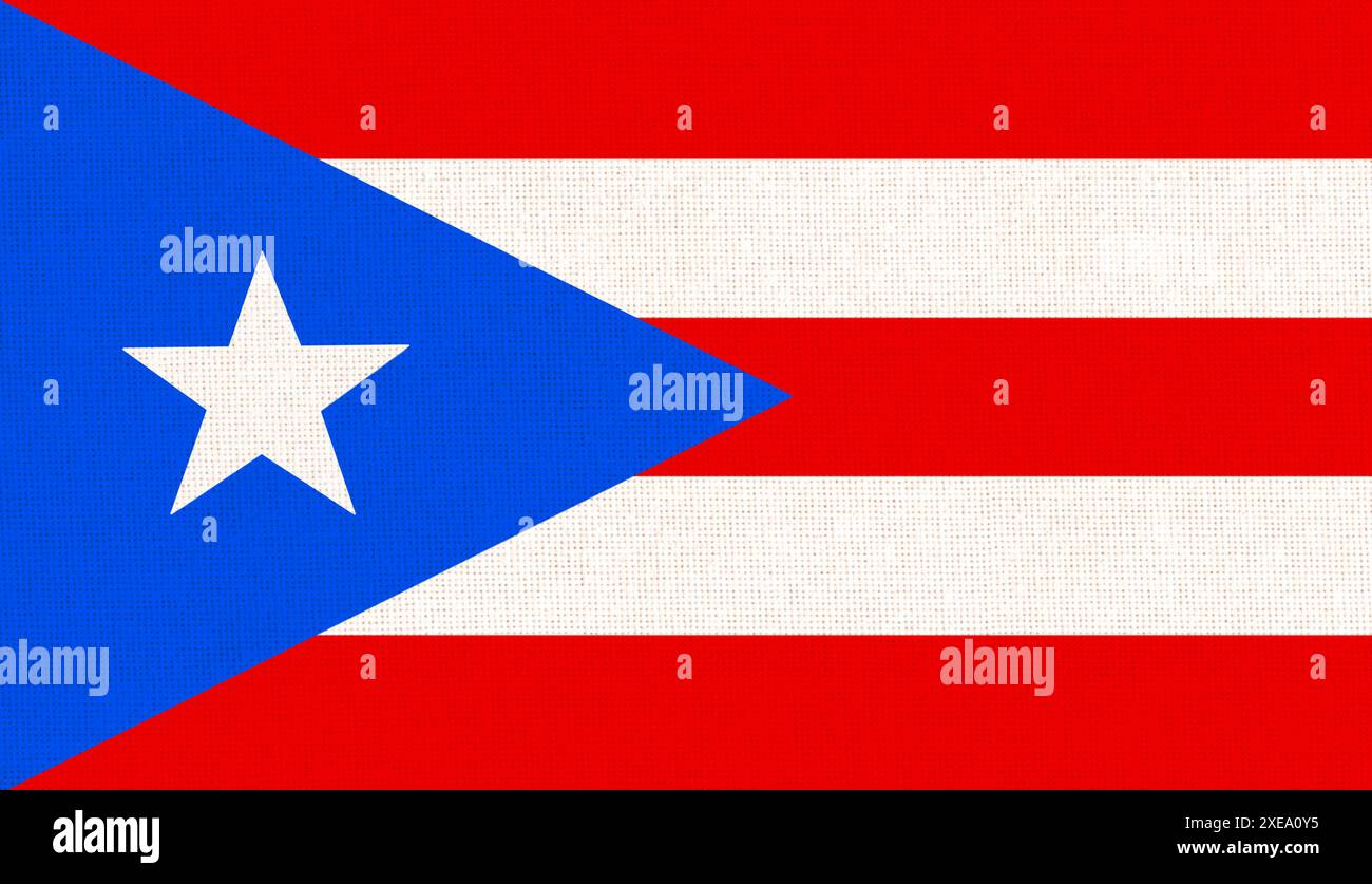 Flag of Puerto Rico. Flag of Commonwealth of Puerto Rico. National ...