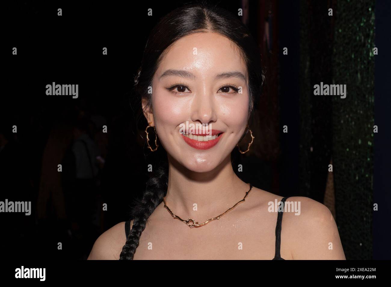 Yang Caiyu attends the Dior Haute Couture Fall-Winter 2024-2025 ...