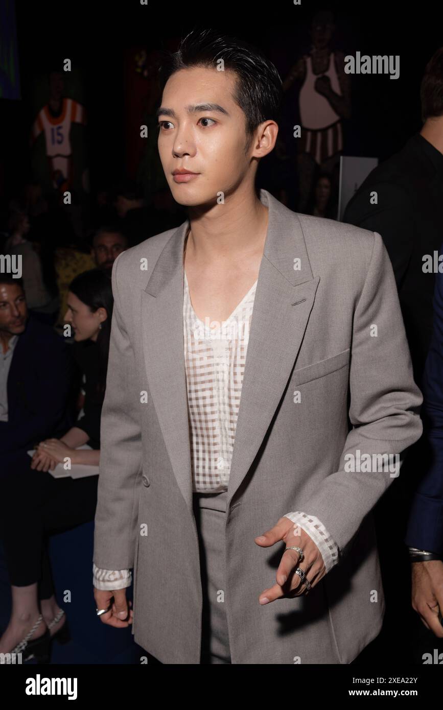 Yu Shi attends the Dior Haute Couture Fall-Winter 2024-2025 collection ...