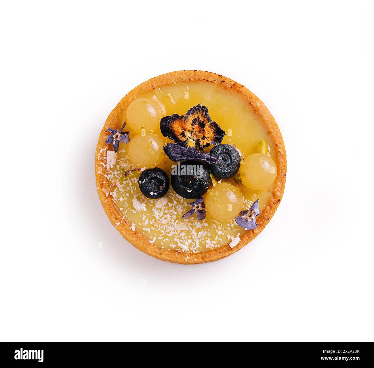 Food delicious mini tart Cut Out Stock Images & Pictures - Alamy