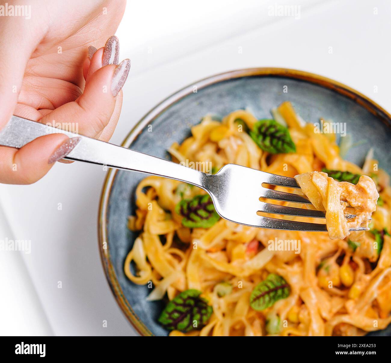 Close up spaghetti bolognese hi-res stock photography and images - Alamy