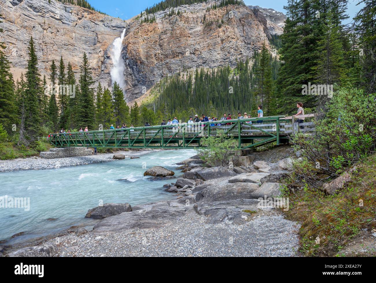 Yoho National Park, British Columbia, Canada – June 23, 2024: People ...