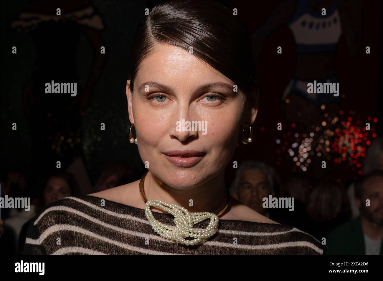 Laetitia Casta attends the Dior Haute Couture Fall-Winter 2024-2025 ...