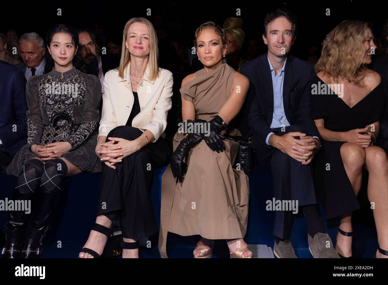 Jisoo, Delphine Arnault, Jennifer Lopez, Antoine Arnault and Natalia ...