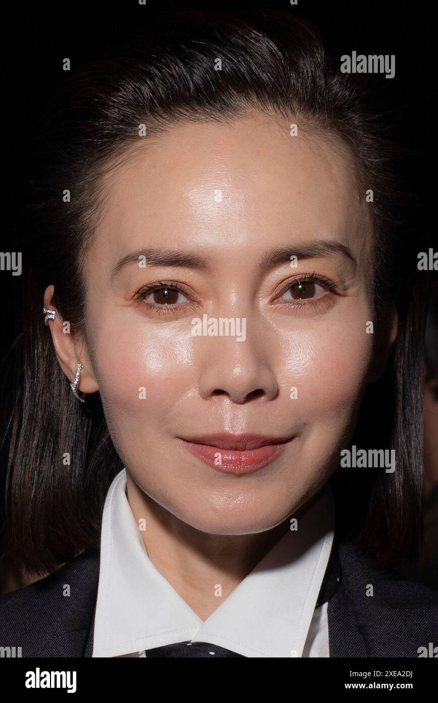 Miki Nakatani attends the Dior Haute Couture Fall-Winter 2024-2025 collection presented Monday ...