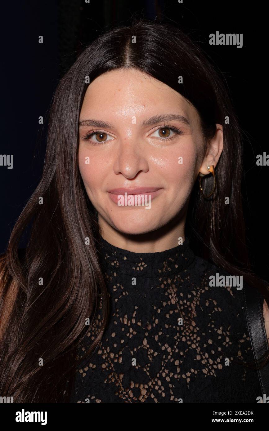 Alisa Volskaya attends the Dior Haute Couture Fall-Winter 2024-2025 ...