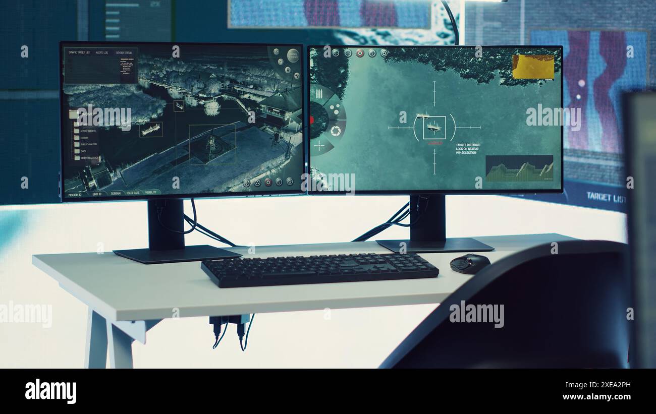 Military drone control station hi-res stock photography and images - Alamy