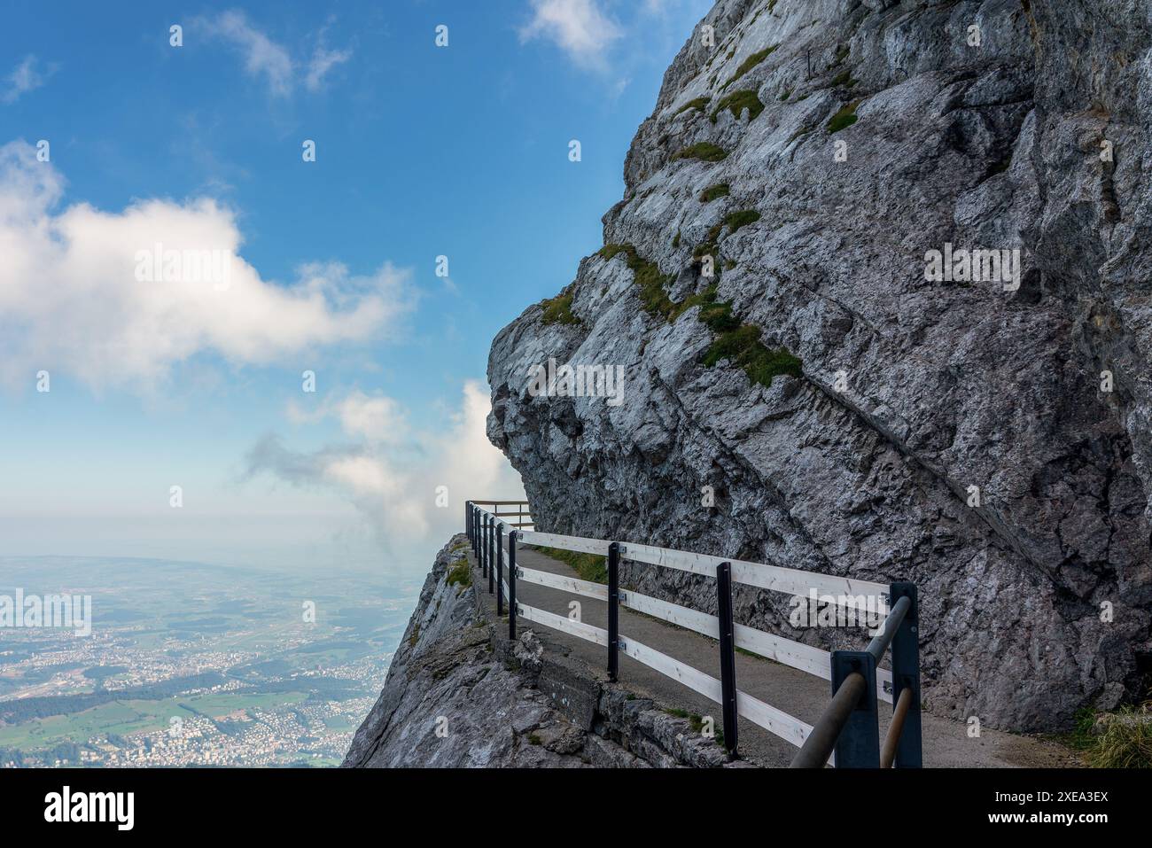 Rock path on Mount Pilatus in Switzerland Stock Photo - Alamy