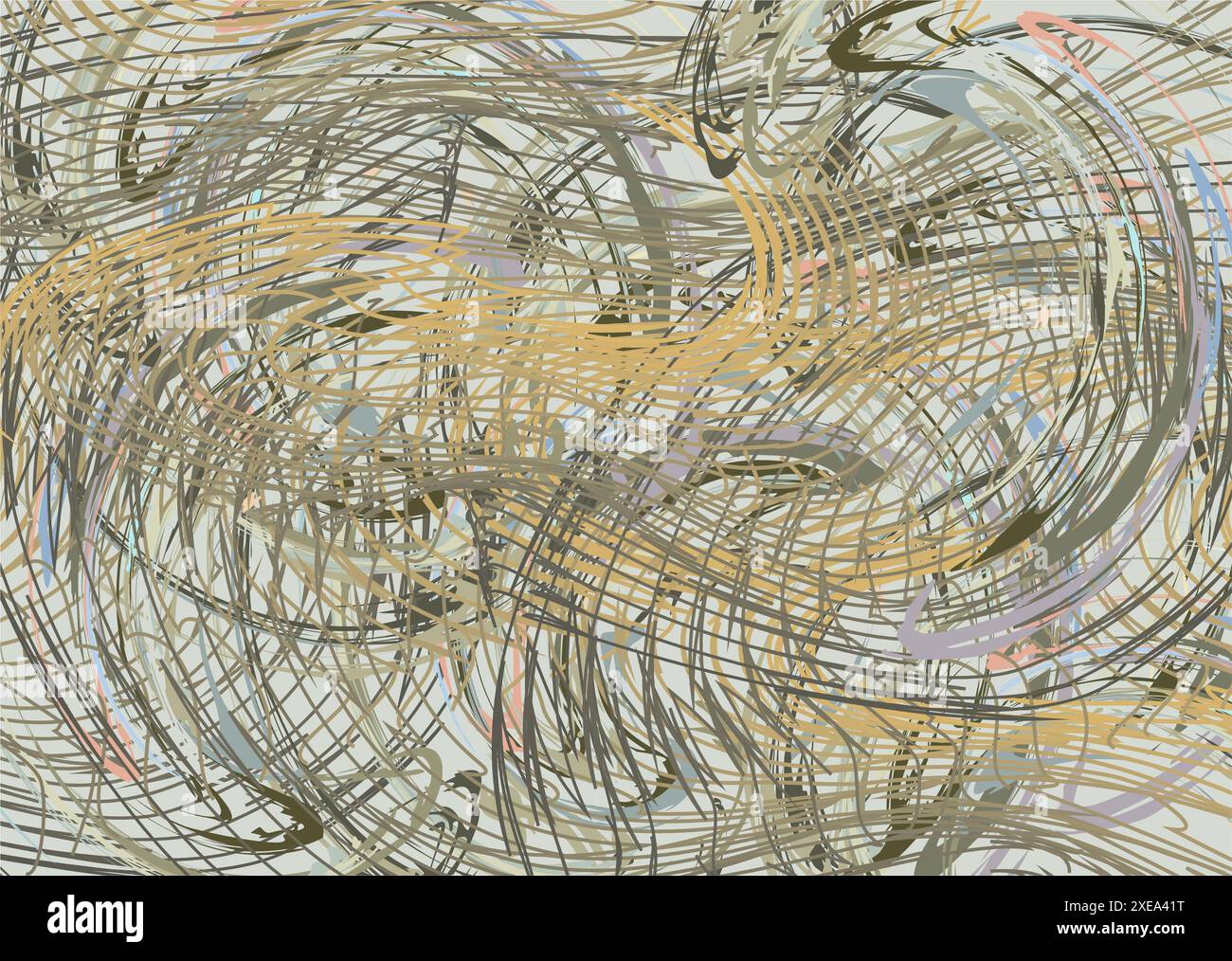 Wavy linear background in golden-gray-colored tones for texriles and ...