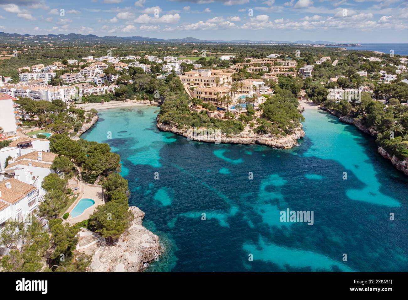 Cala Ferrera and Cala Serena Stock Photo - Alamy