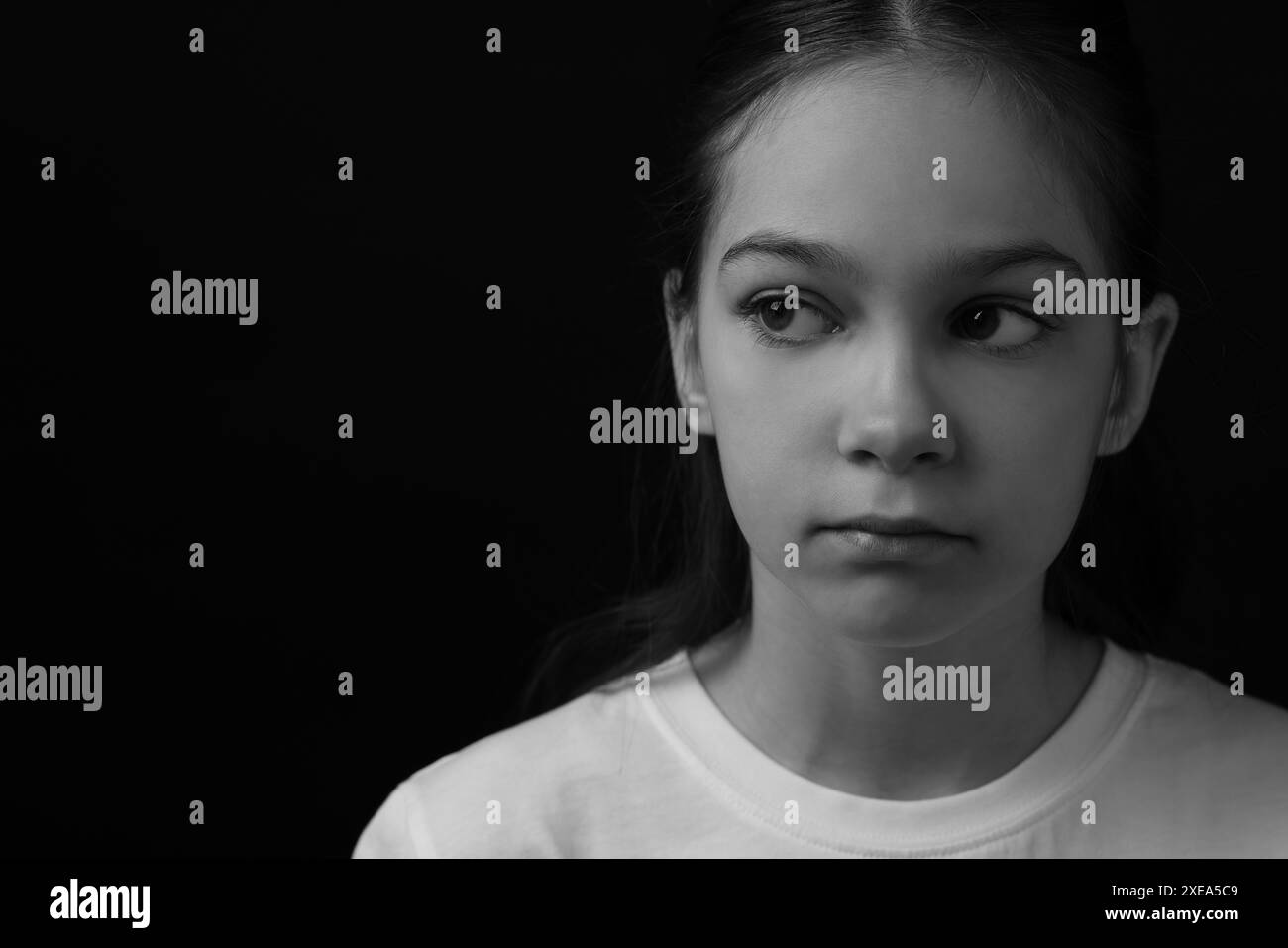 Frustrated child Black and White Stock Photos & Images - Alamy