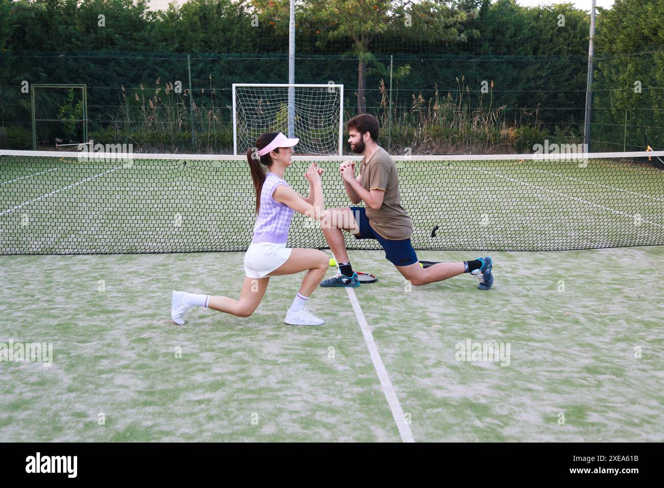 Female tennis partners in hi-res stock photography and images - Alamy
