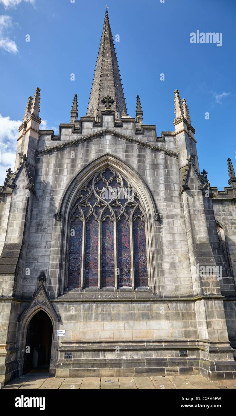 The view of the north transept of Cathedral Church of St Peter and St ...