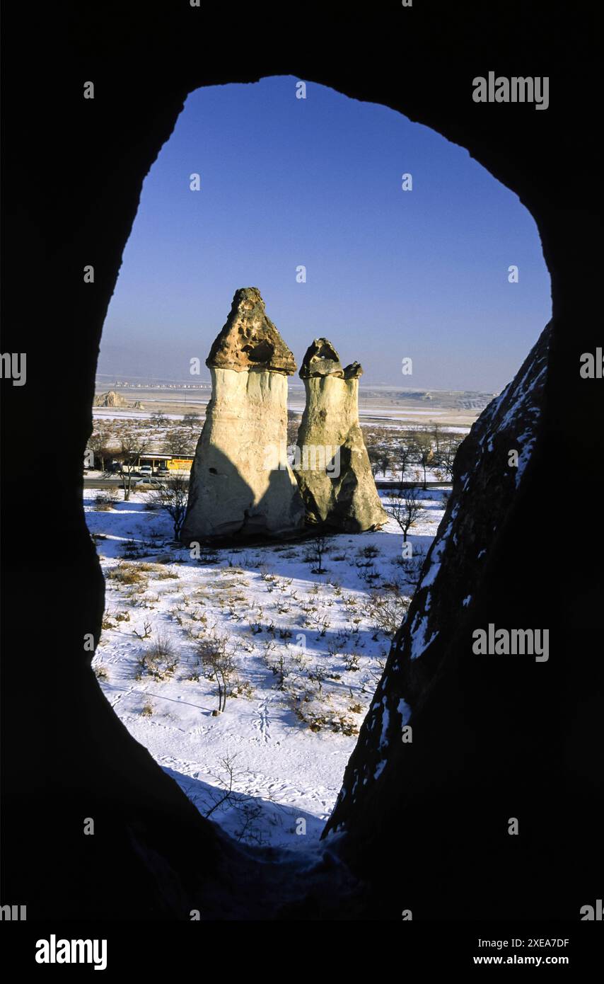 Fairy chimneys.Pasabag(Valley of the Monks).Devrent Valley.Zelve ...