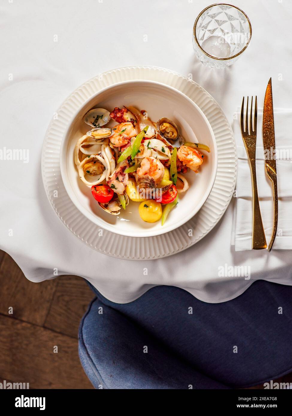 Seafood platter as healthy eating concept Stock Photo - Alamy
