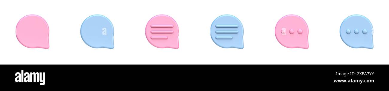 Dialogue bubble collection Cut Out Stock Images & Pictures - Alamy