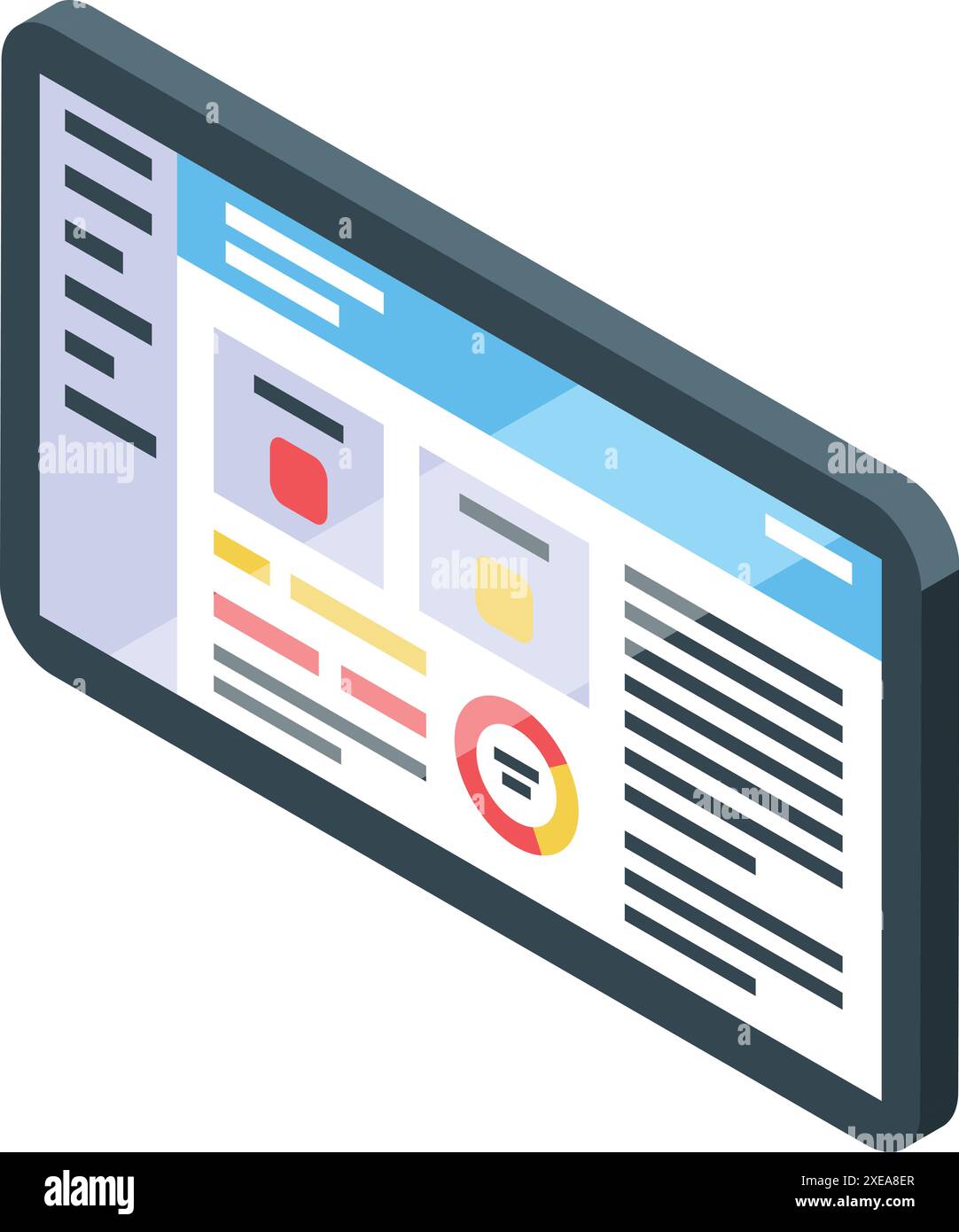 Business Analytics Displayed On A Tablet Screen Featuring Charts Data Points And Key