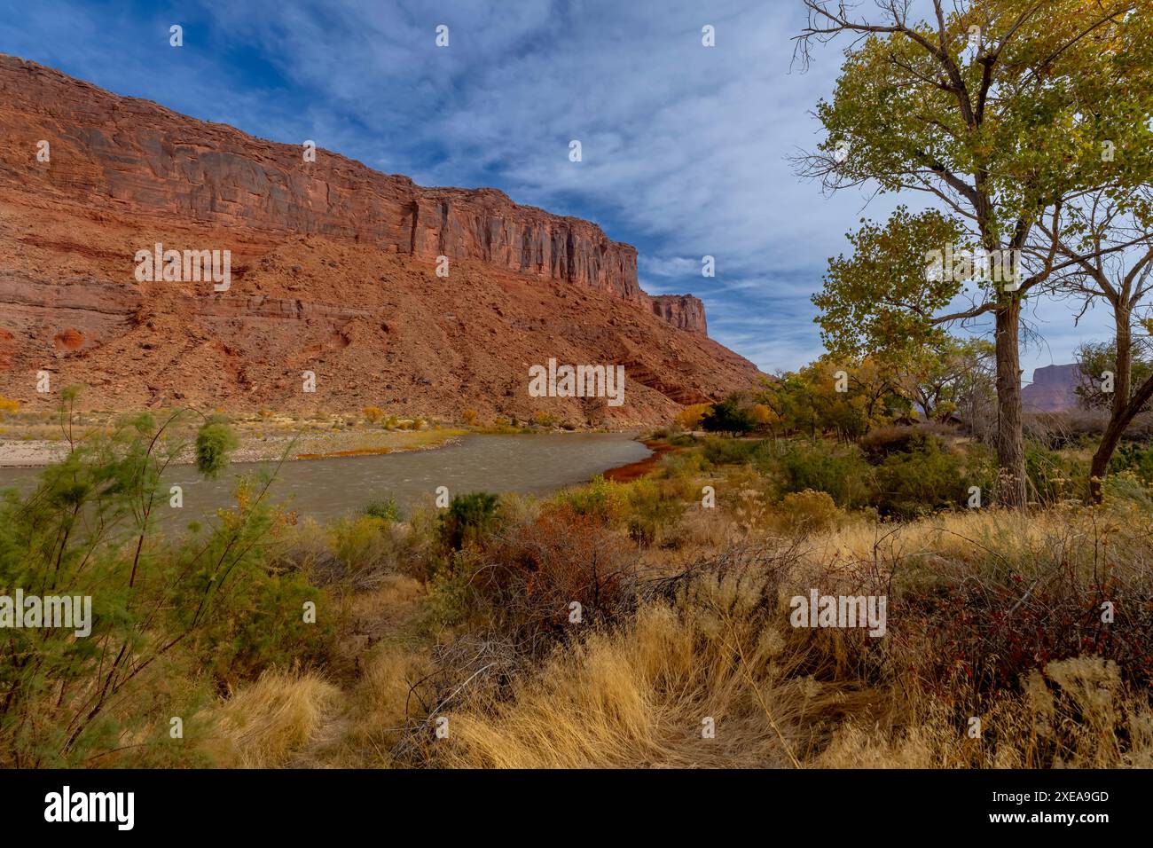 Aerial View Of Rock Formations In The American Southwest Stock Photo ...