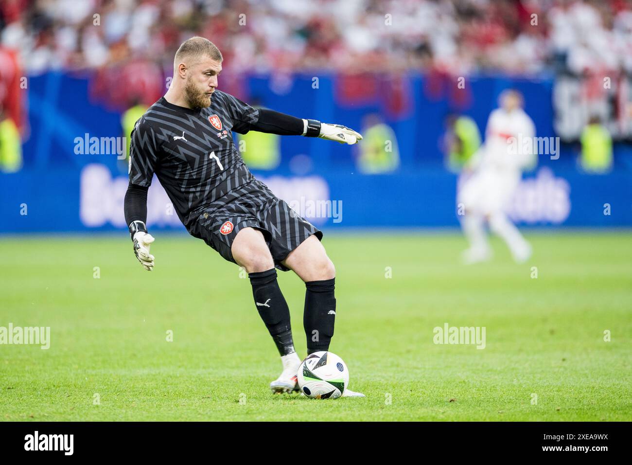 Hamburg, Germany. 26th June, 2024. Goalkeeper Jindrich Stanek (1) of ...