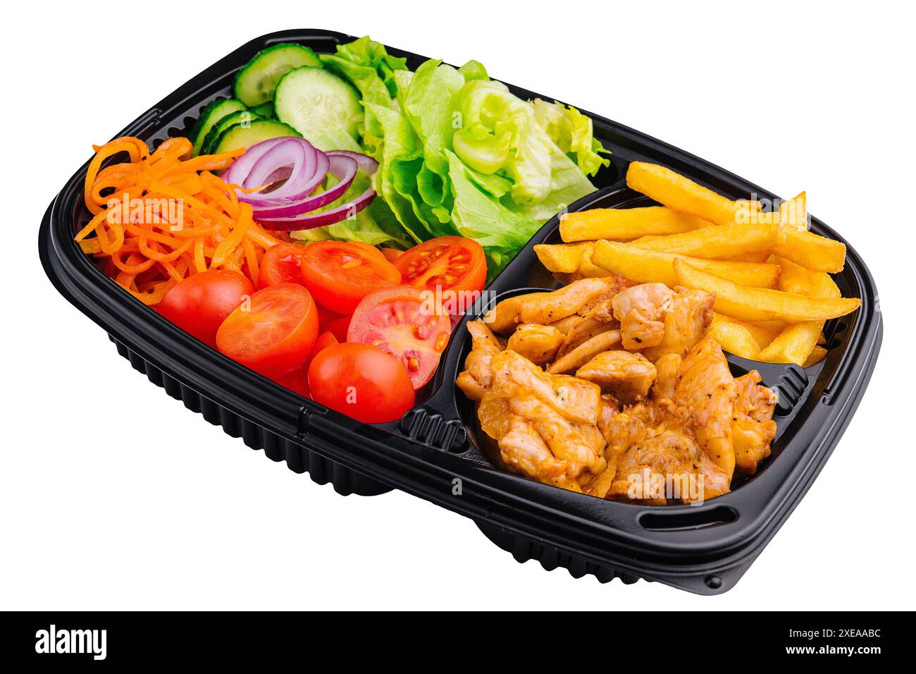 Delicious fried chicken fries Cut Out Stock Images & Pictures - Alamy