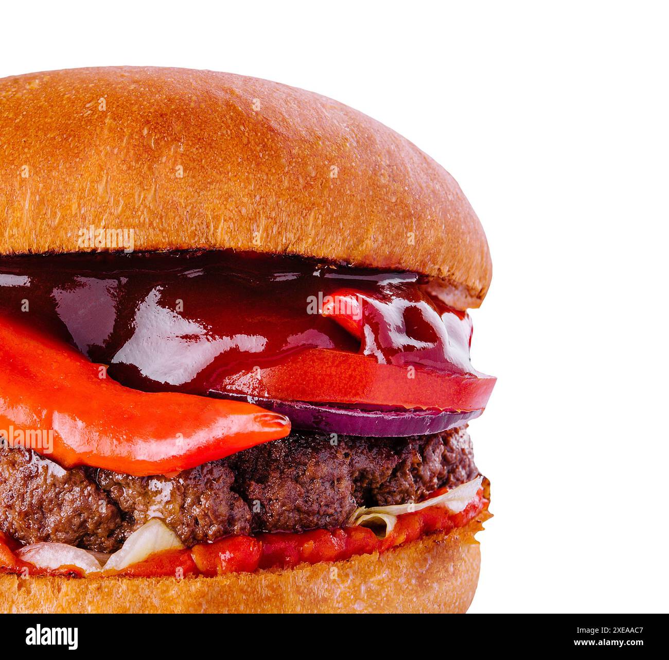 Queso cheeseburger hi-res stock photography and images - Alamy