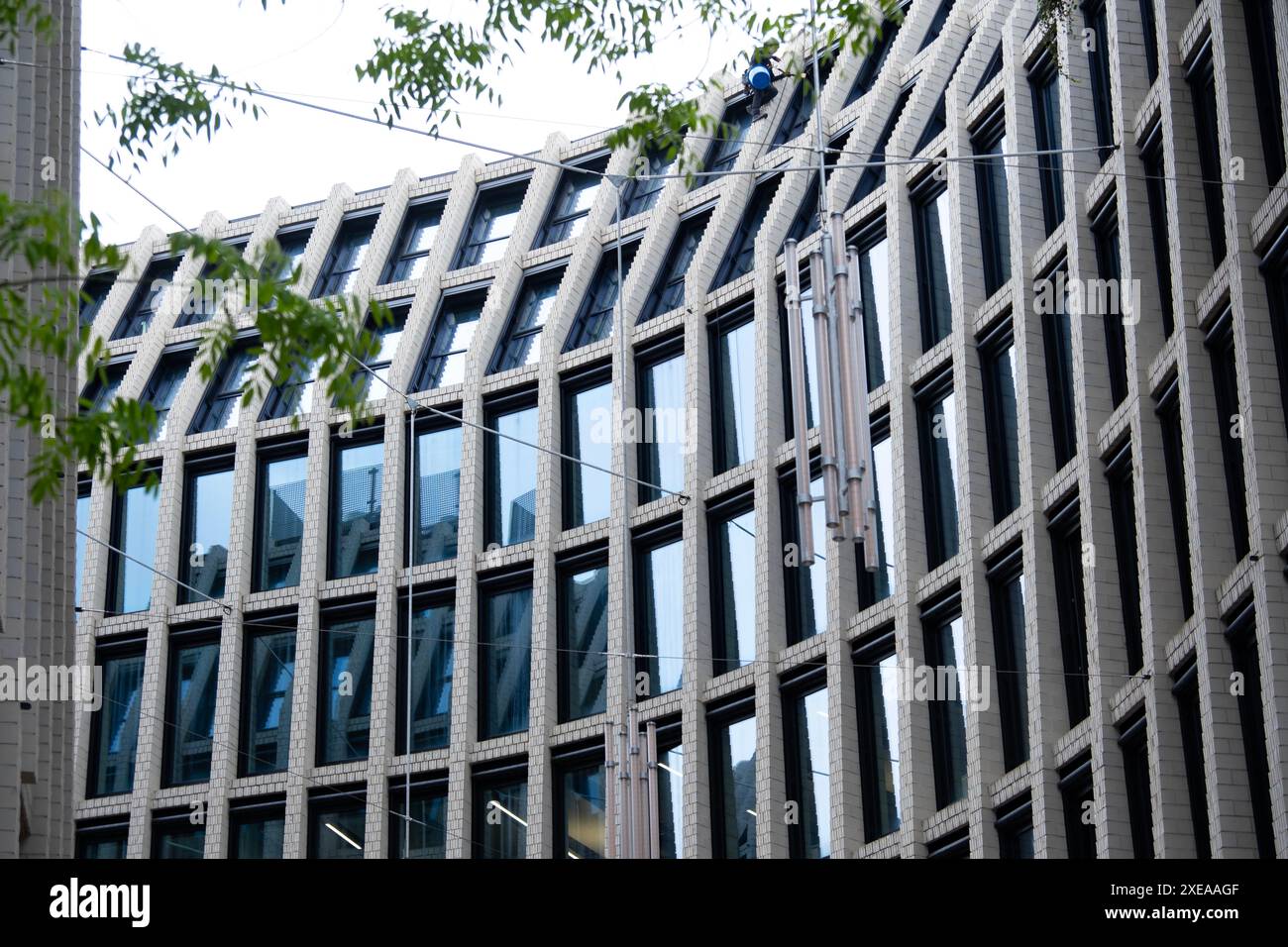 fragments multi-storey office and residential buildings in European ...