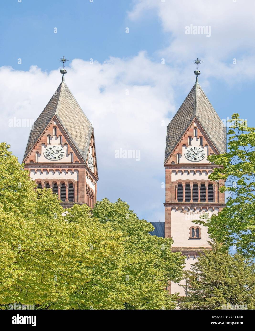 Catholic Trinity Church Offenburg Stock Photo - Alamy