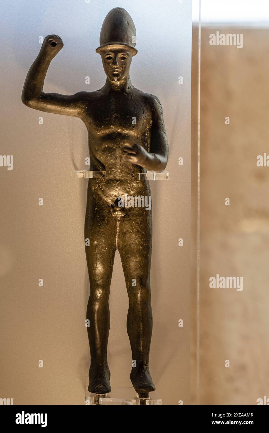 Warrior 4 from the indigenous sanctuary of Son Favar Stock Photo - Alamy