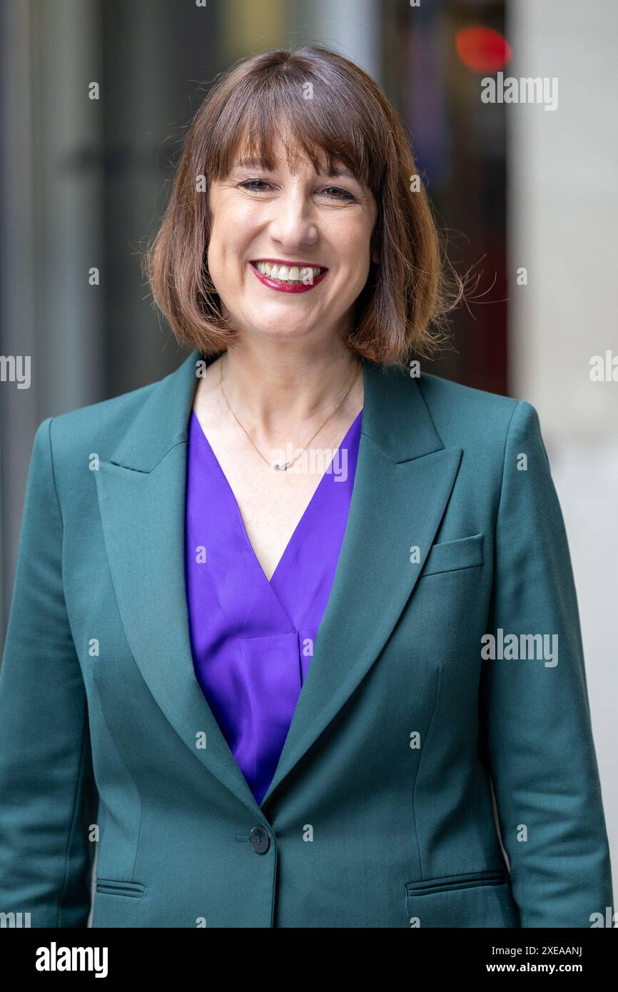 Shadow Chancellor, Rachel Reeves at the BBC for Sunday with Laura ...