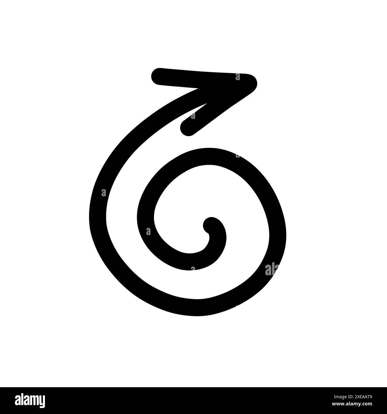 Motion arrow symbol on white Black and White Stock Photos & Images - Alamy