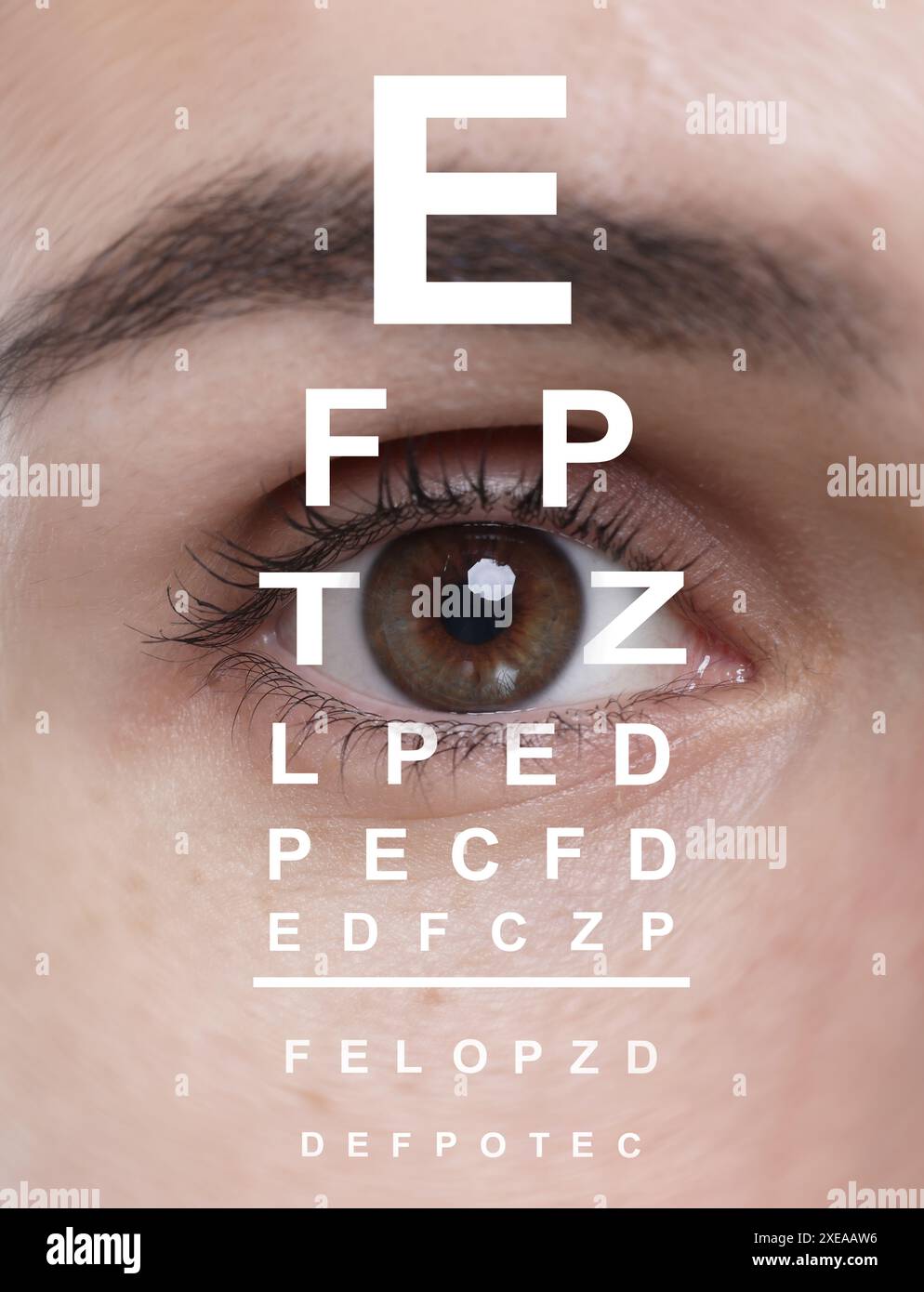 Snellen chart hi-res stock photography and images - Alamy