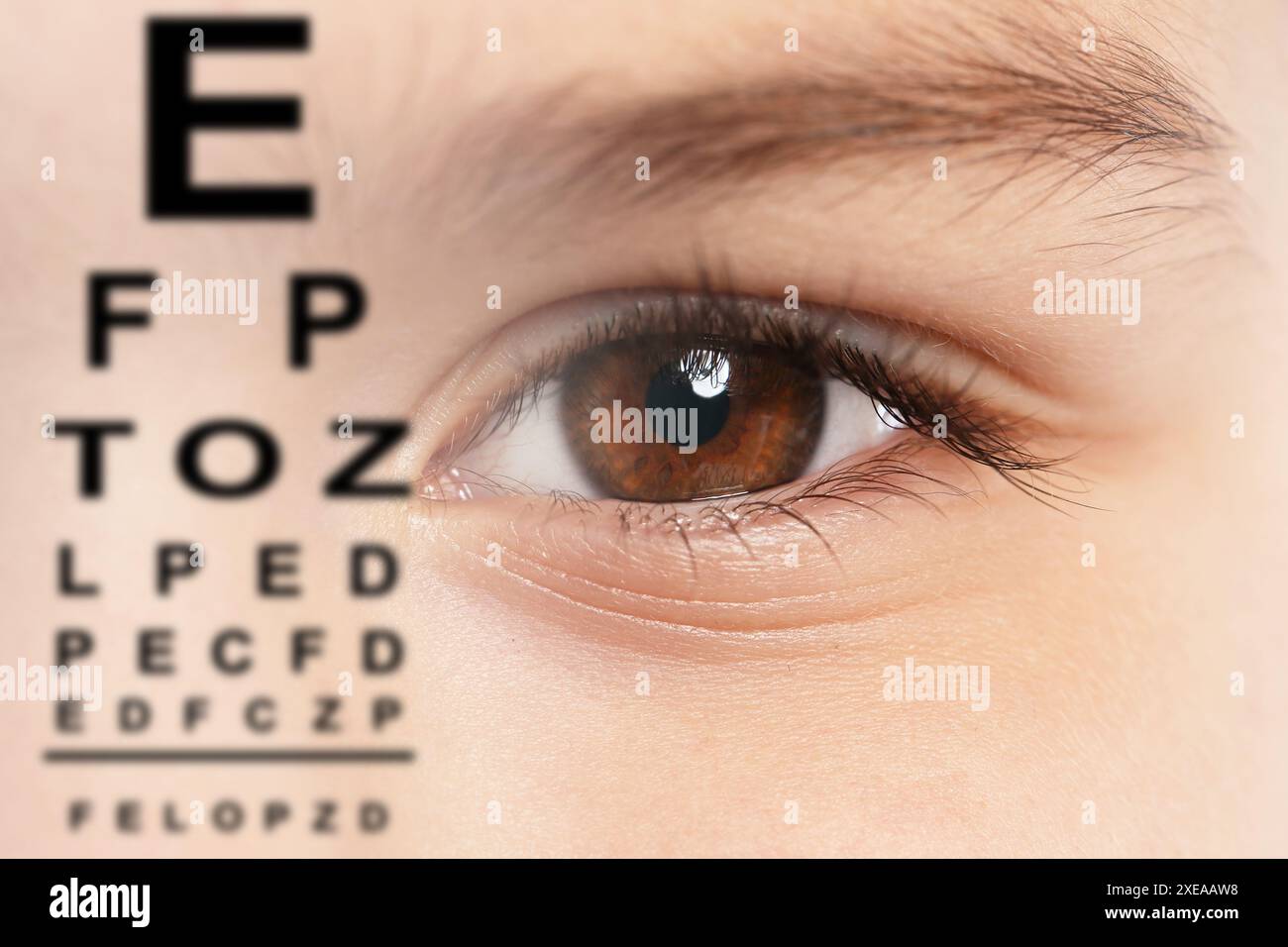 Visual acuity chart hi-res stock photography and images - Alamy