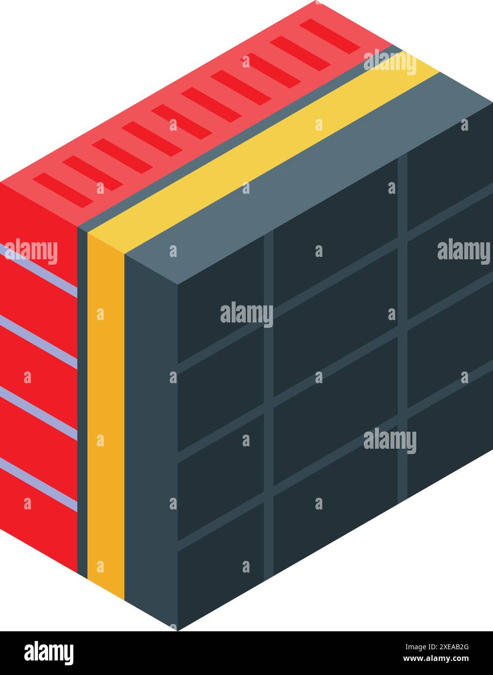 Building wall insulation material protecting from cold temperature ...