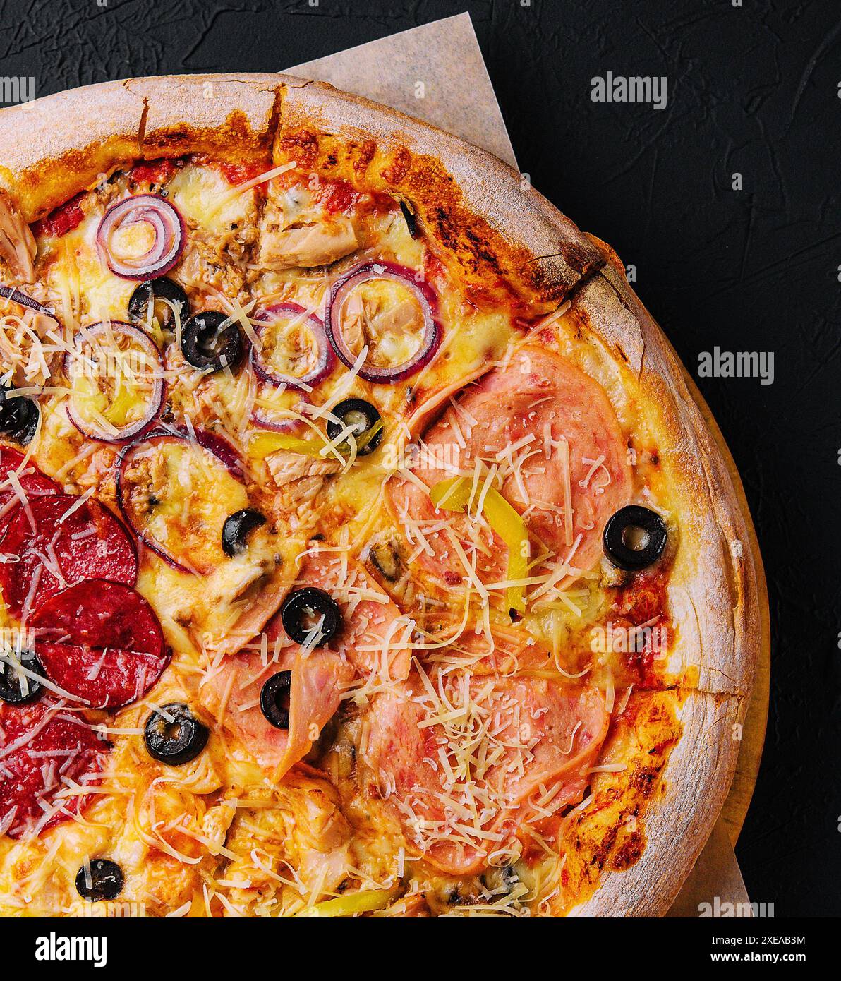 Pizza different slices hi-res stock photography and images - Alamy