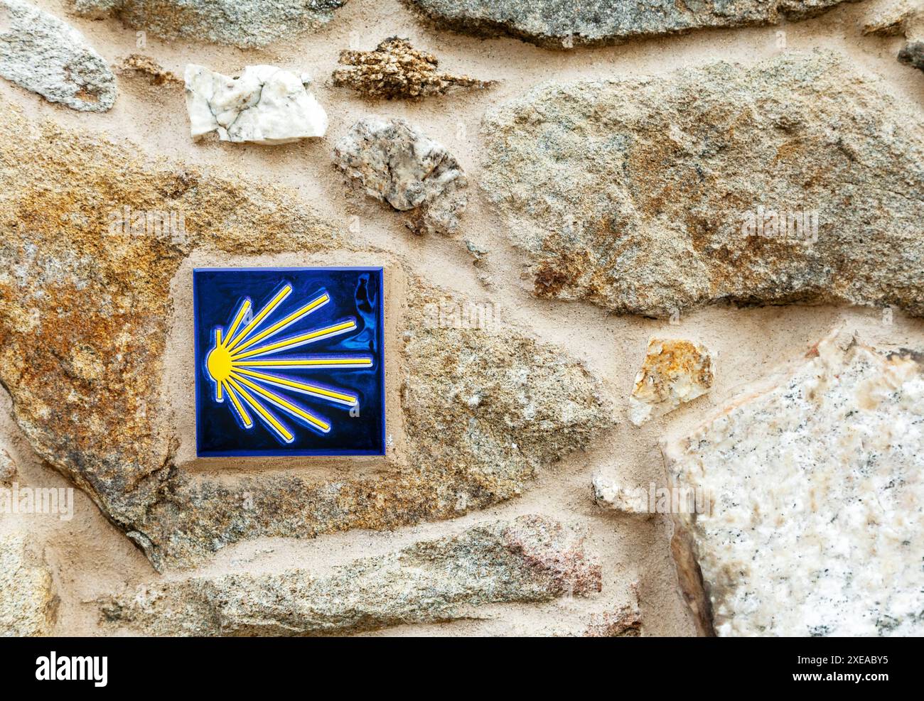 Camino santiago concha hi-res stock photography and images - Alamy