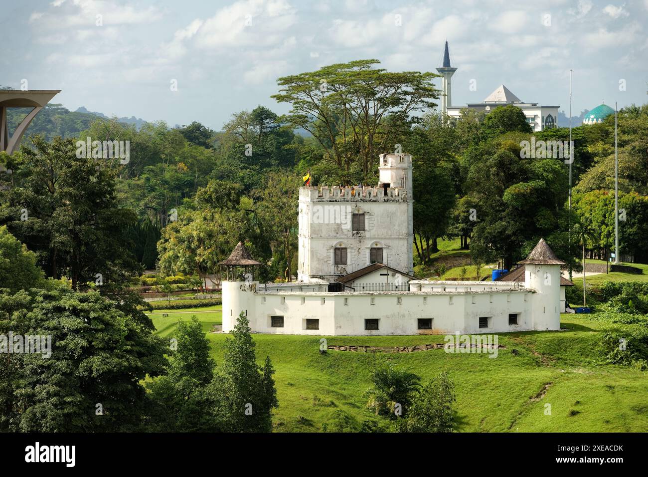 Fort Margherita by the Sarawak river, Kuching, Malaysia Stock Photo - Alamy