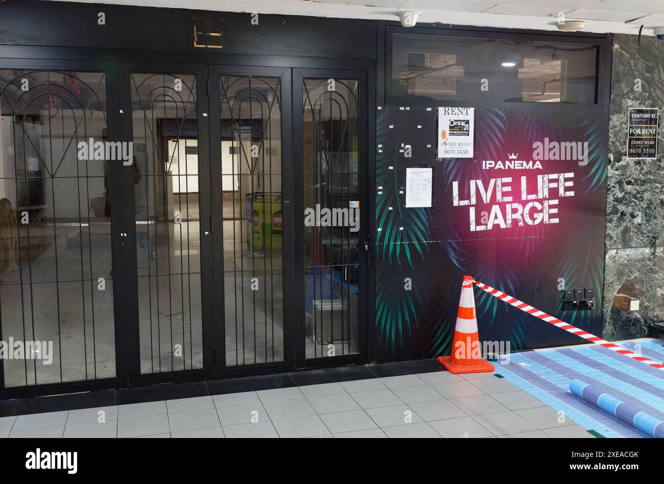 The empty space that was the Ipanema bar and music venue, Orchard ...