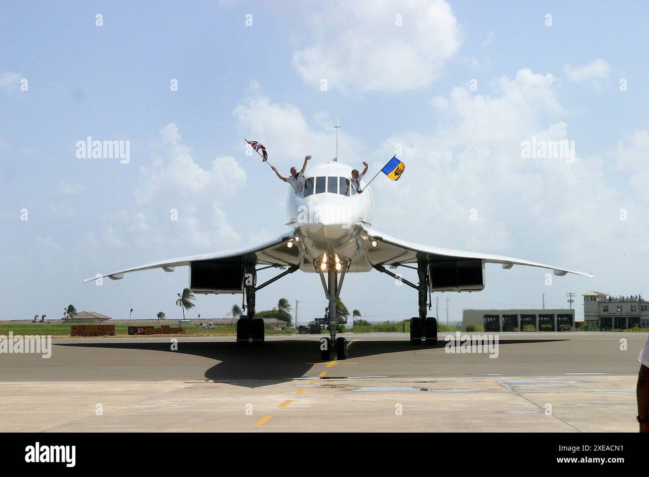 Last Landing Of Concorde/Barbados Stock Photo - Alamy