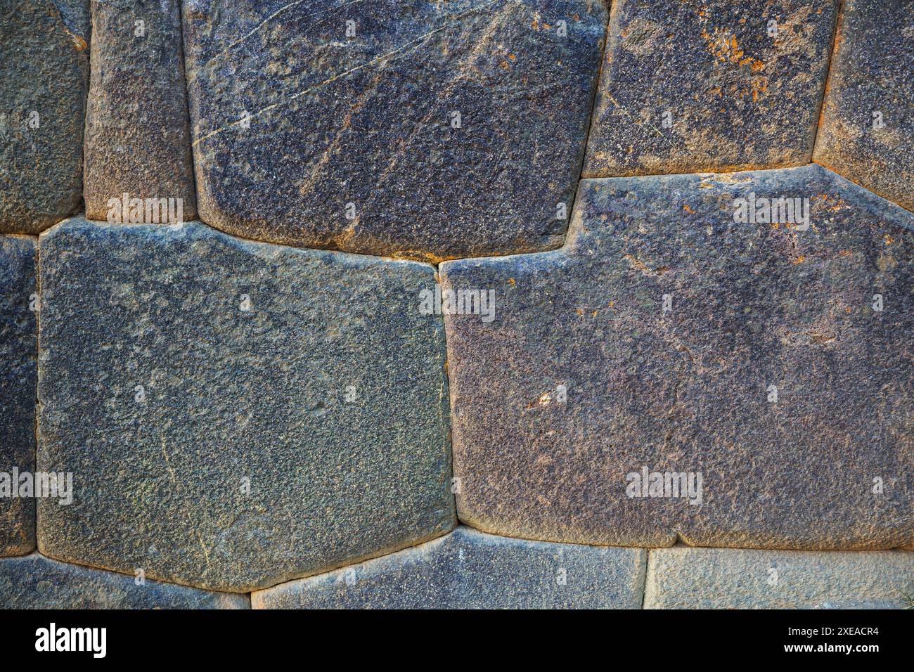 Historic Inca murals in Peru Stock Photo - Alamy