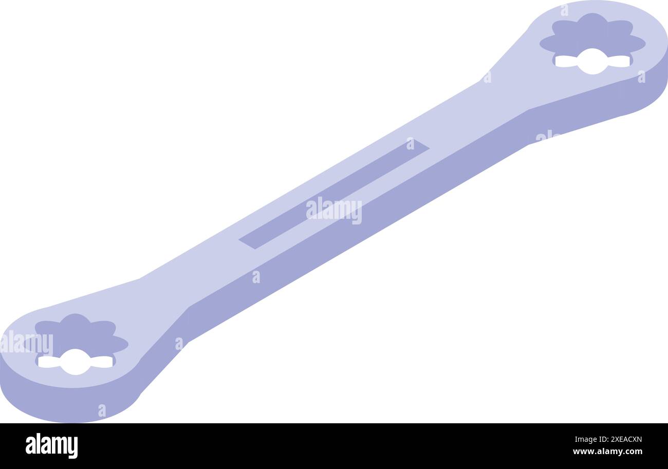 Bike wheel spanner wrench being used to fix a bicycle Stock Vector ...