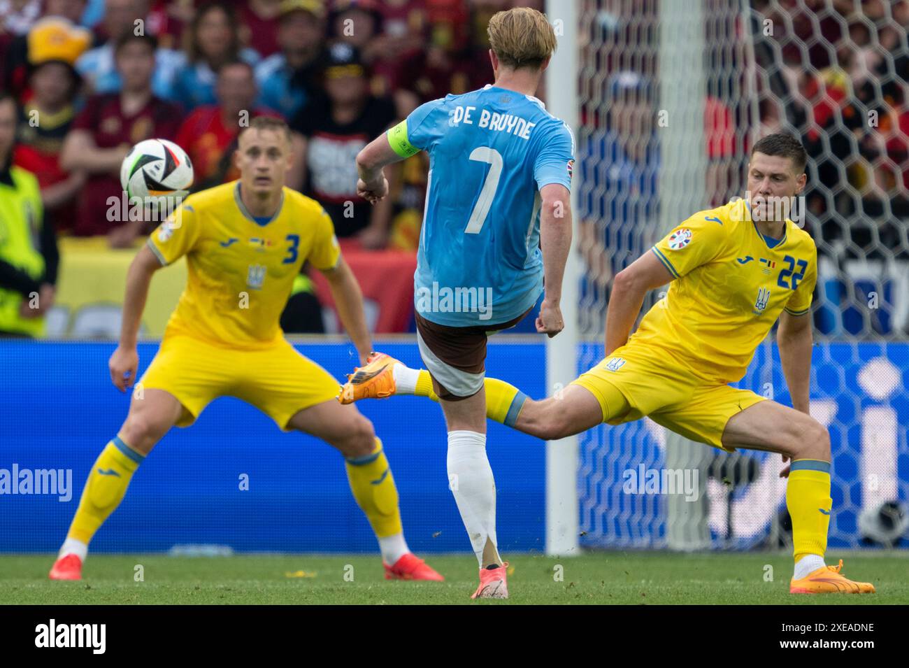 Stuttgart, Germany. 26th June, 2024. Kevin De Bruyne of Belgium in ...