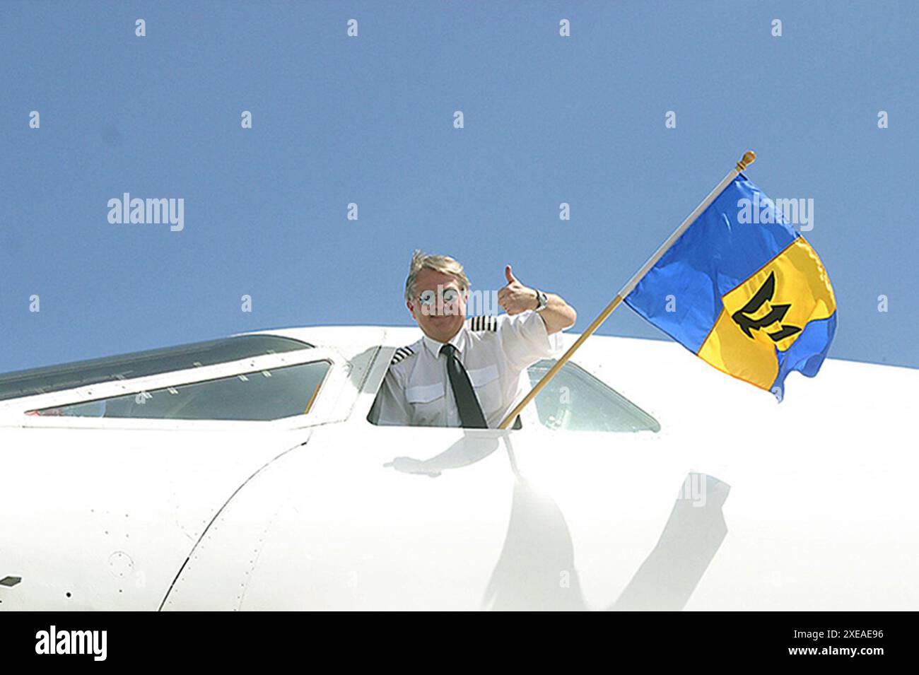 Last Landing Of Concorde/Barbados Stock Photo - Alamy