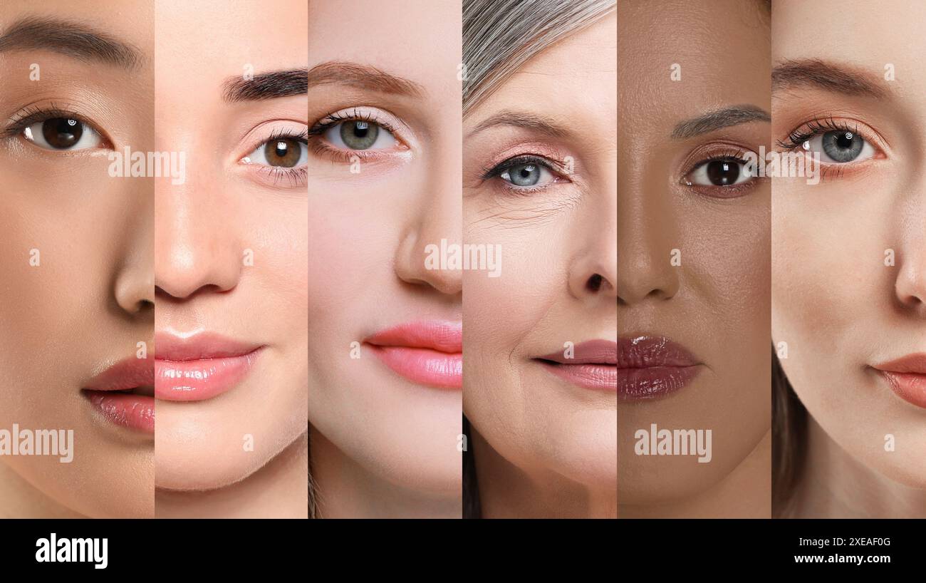 Poster banner collage young hi-res stock photography and images - Alamy