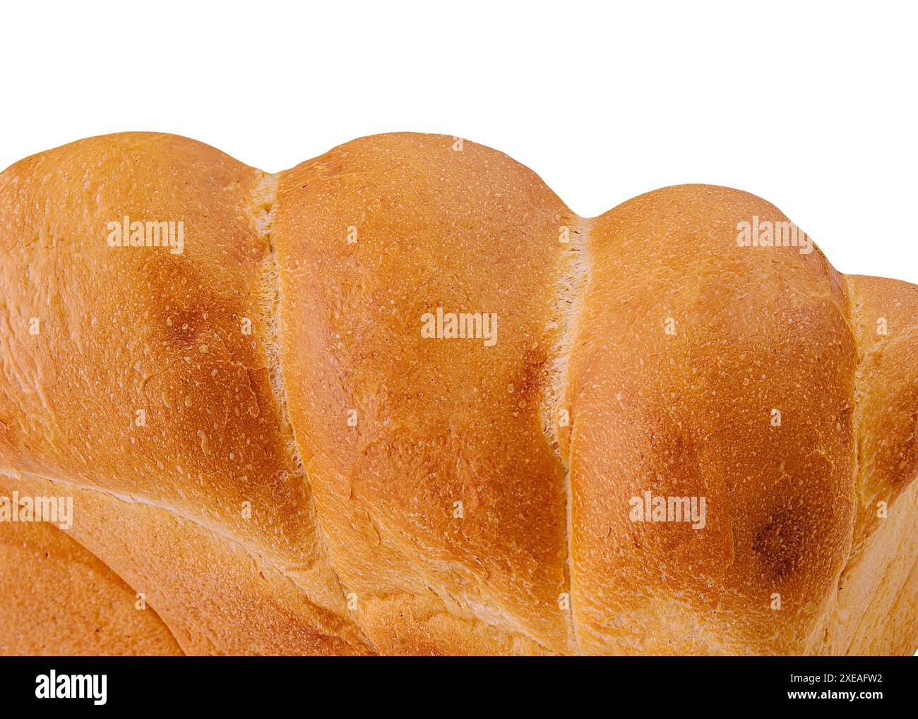 Baked block bread isolated on white background Stock Photo - Alamy