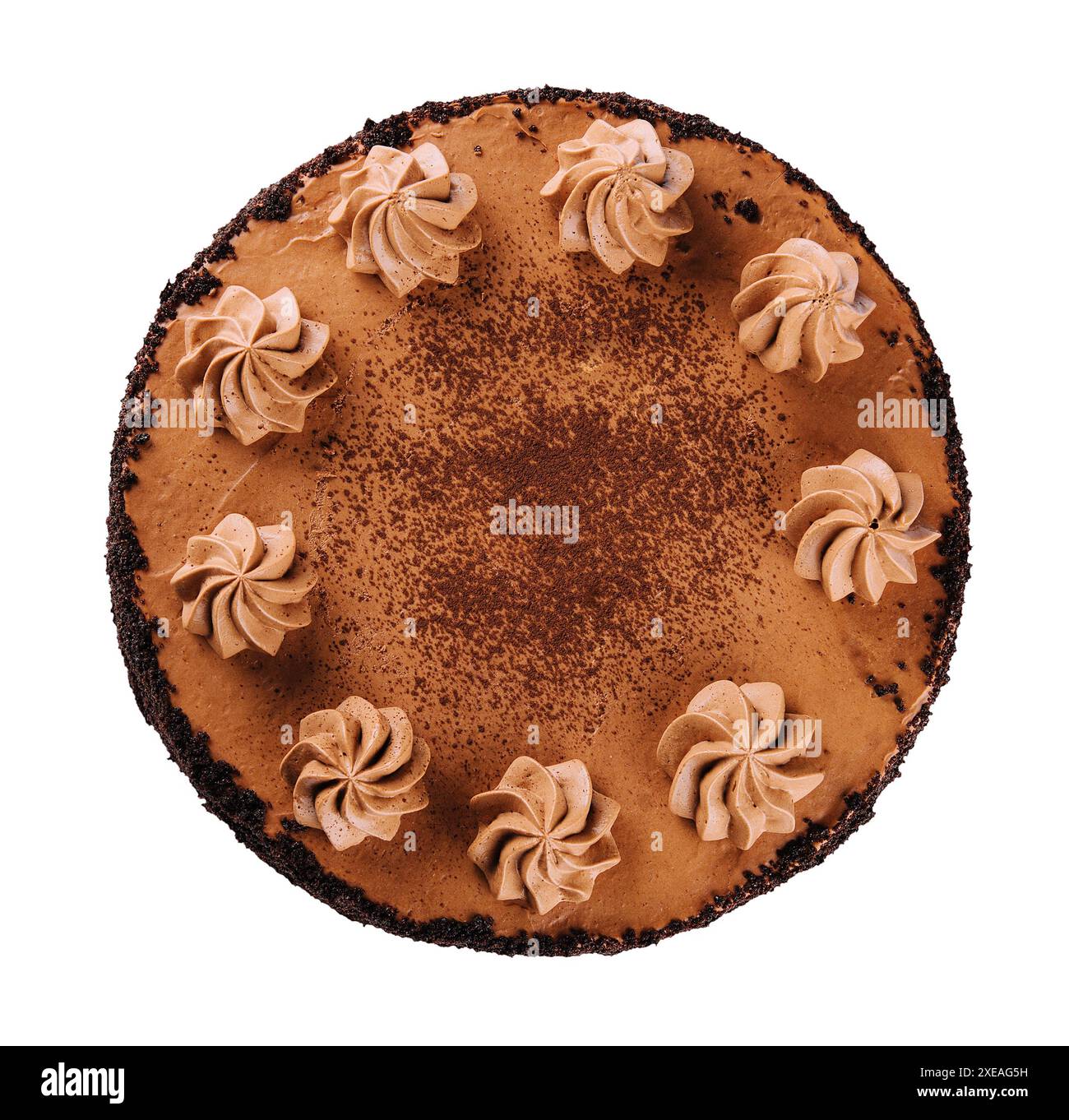 Layer cake slice top view Cut Out Stock Images & Pictures - Alamy