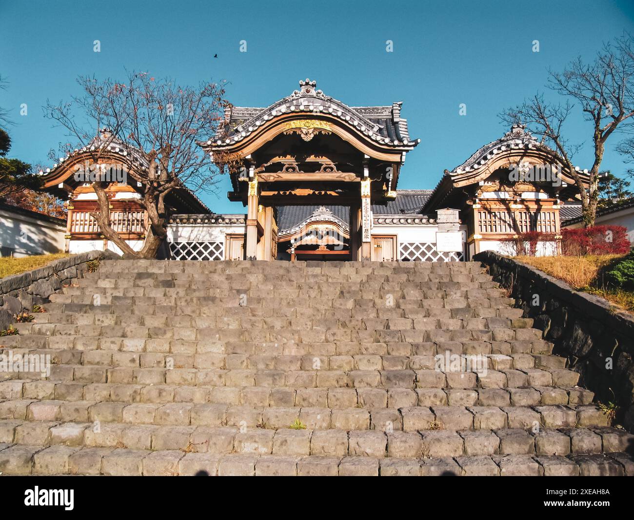 Samurai village in Japan, Museum ethnic village in the style of ancient ...