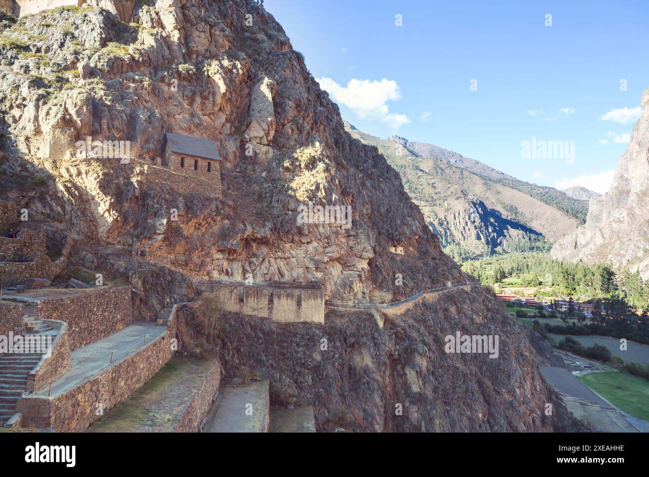 Historic Inca buildings in Peru Stock Photo - Alamy
