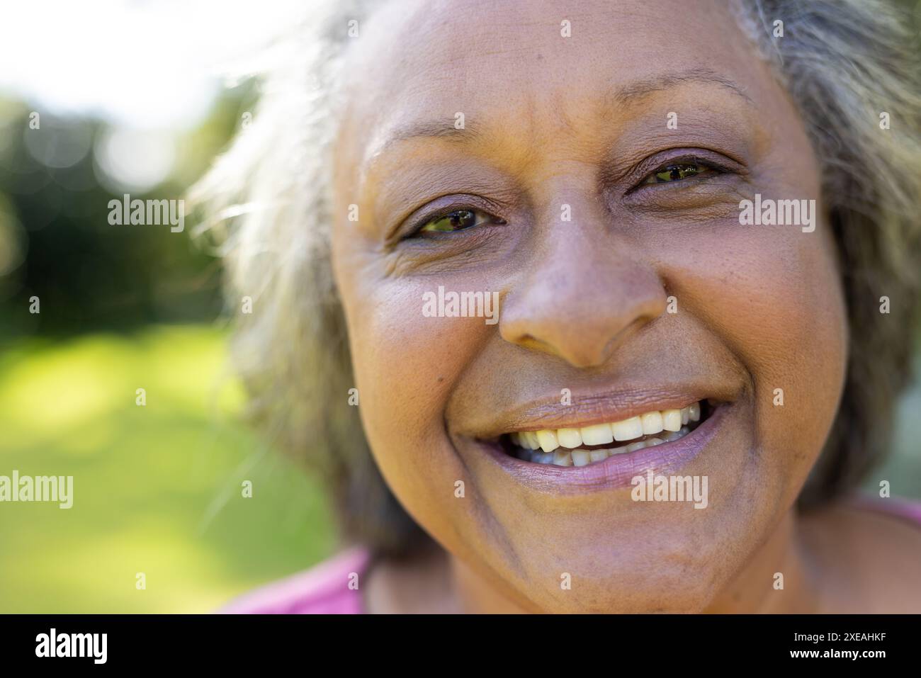 Portrait serene senior woman hi-res stock photography and images - Alamy